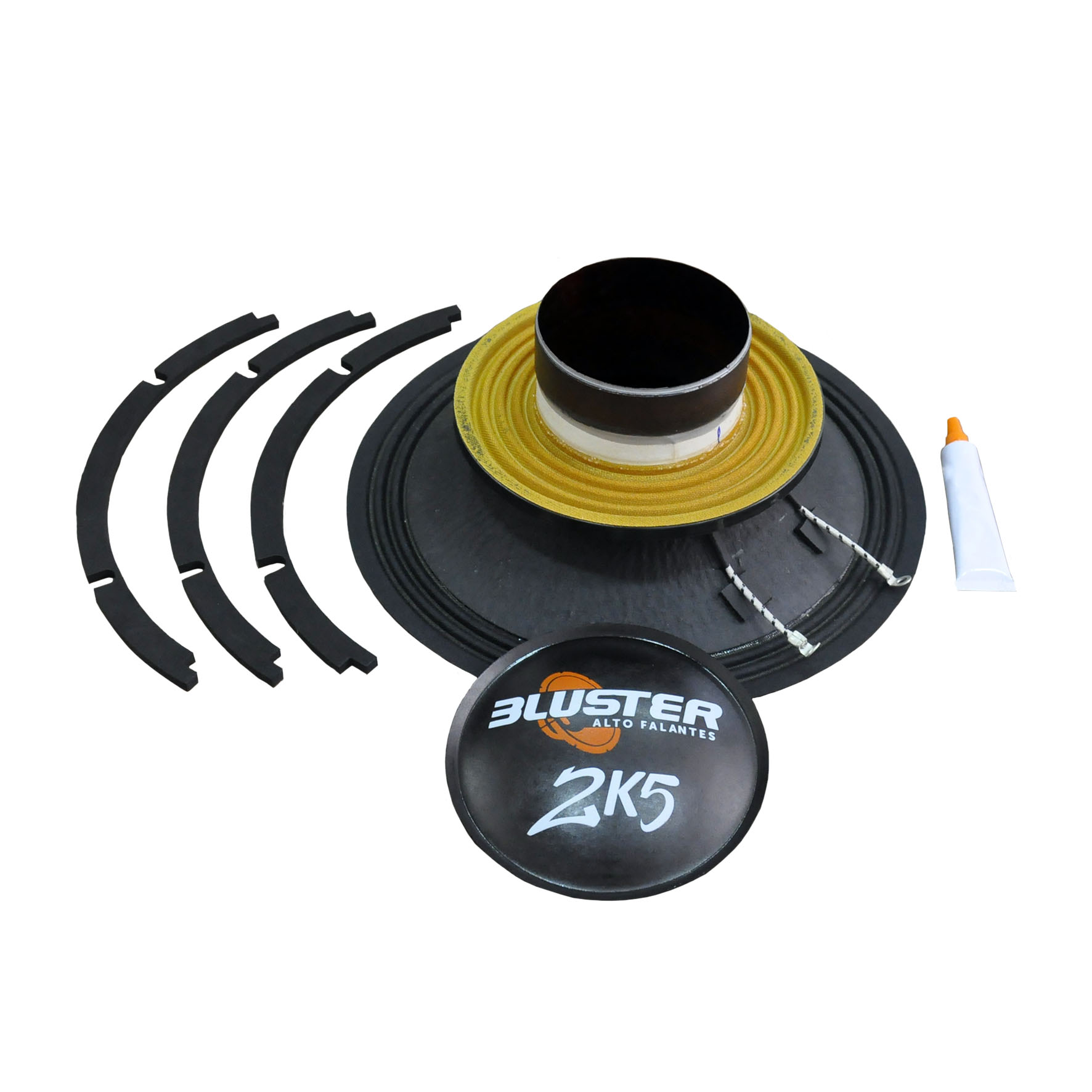 Kit Reparo 12” BLUSTER 2K5 DE 1.250 RMS | Bluster Alto Falantes