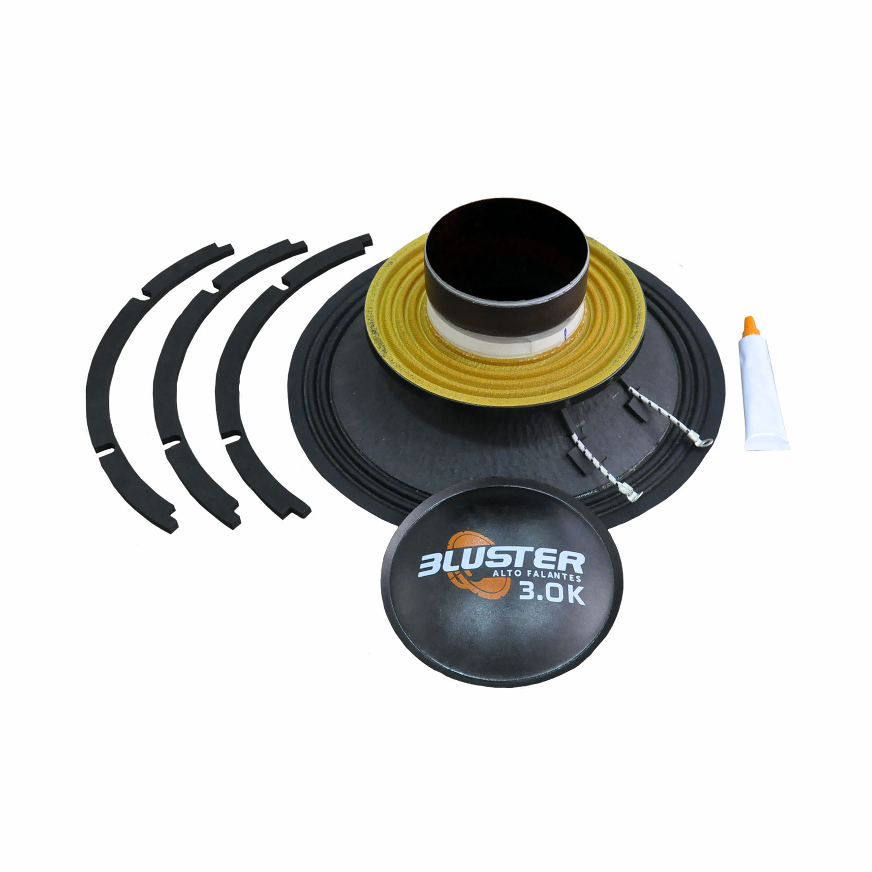 Kit Reparo 12” BLUSTER 3.0K DE 1.500 RMS | Bluster Alto Falantes